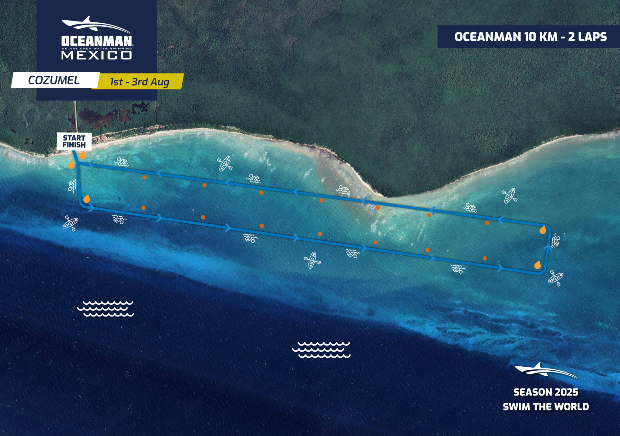 Cozumel · México – Otro sitio más de Oceanman – Openwater